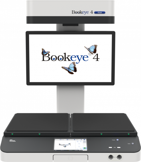 Bookeye 4 V2 & V3 Kiosk Ex Demo | Docuvan